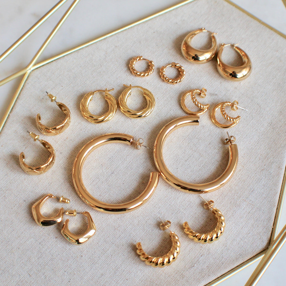 Golden Collection: Buy 18K Gold Plated Jewelry Online | Lily Lough