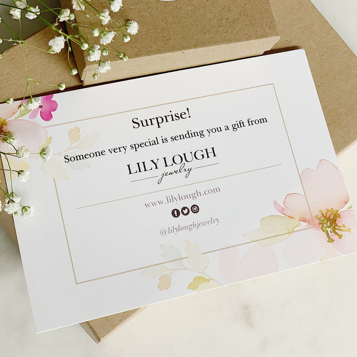 "Surprise" card | Lily Lough